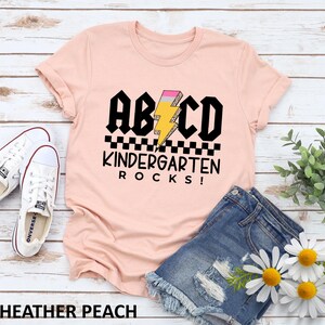 Alphabet ABCD Kindergarten T-shirt, ABCD Kindergarten Shirt, Teacher ...