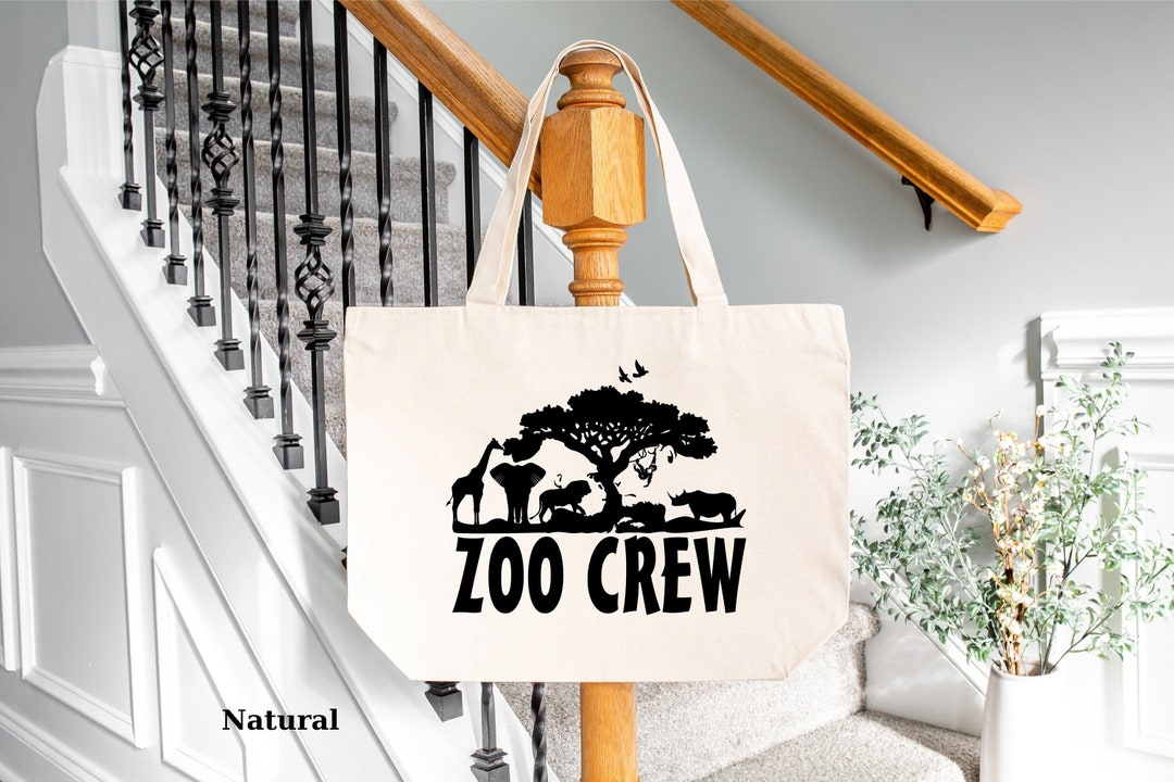 Tote Bag for Zoo, Zoo Crew Bag, Gift for Zoo Crew, Beach Tote Bag ...