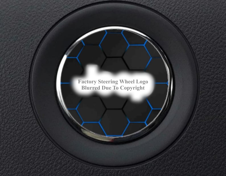 Hex Pattern Steering Wheel Overlay Decal • Compatible With Jeep Models ...