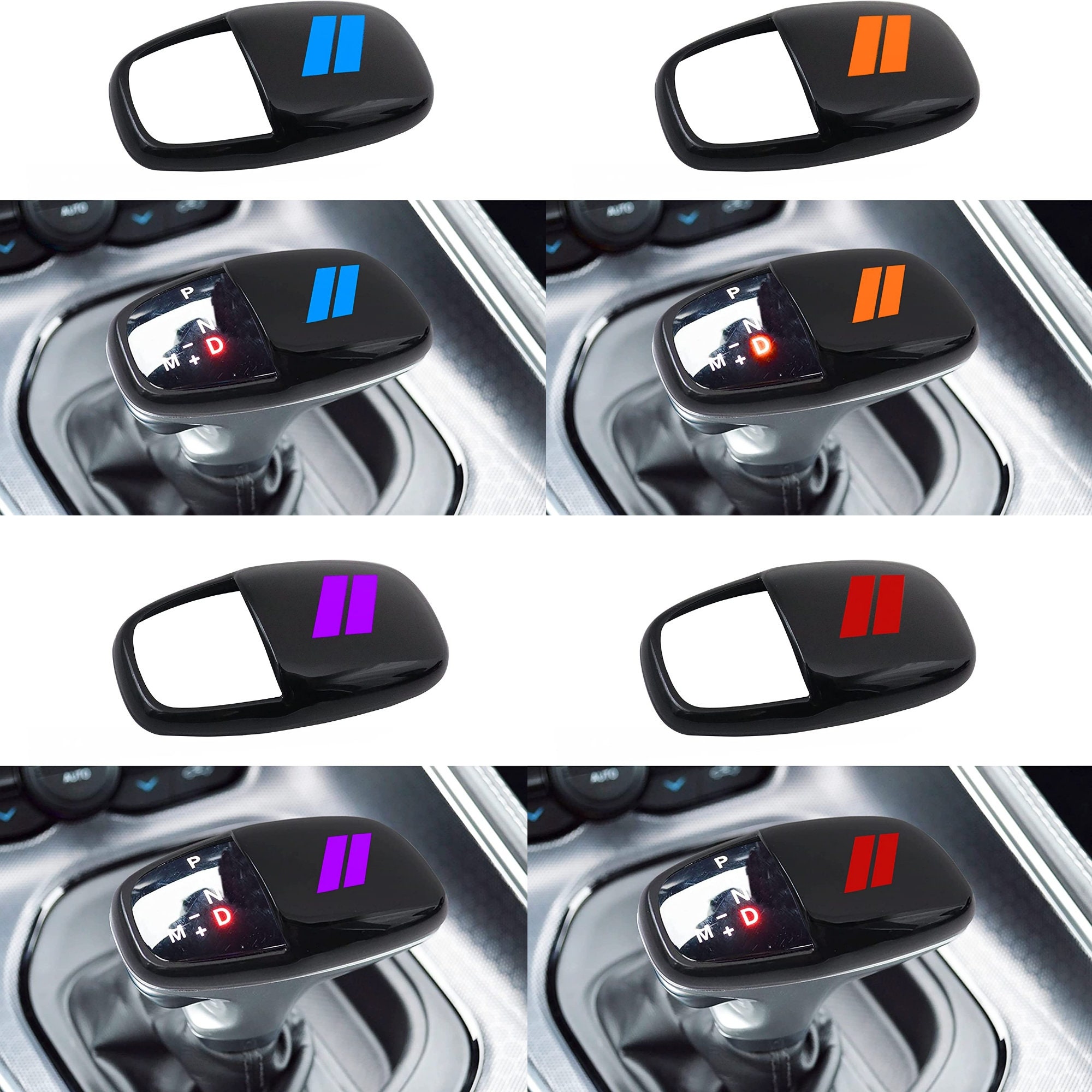 Gear Shift Knob Trim Accessory Compatible With Charger Challenger 2015 ...