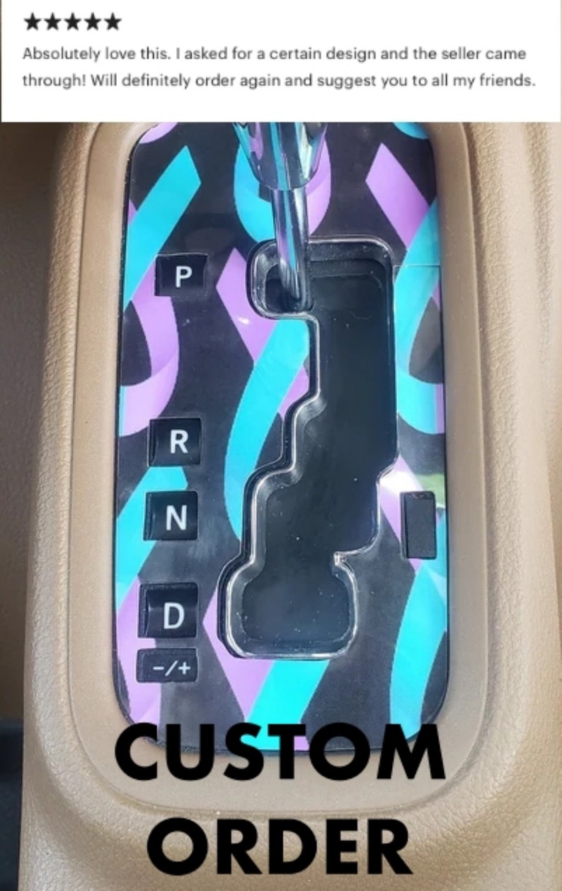 Shifter Gear Plate Overlay Decal Double Layered Compatible With 2012 ...