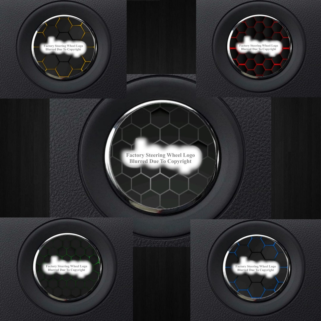 Hex Pattern Steering Wheel Overlay Decal • Compatible With Jeep Models ...