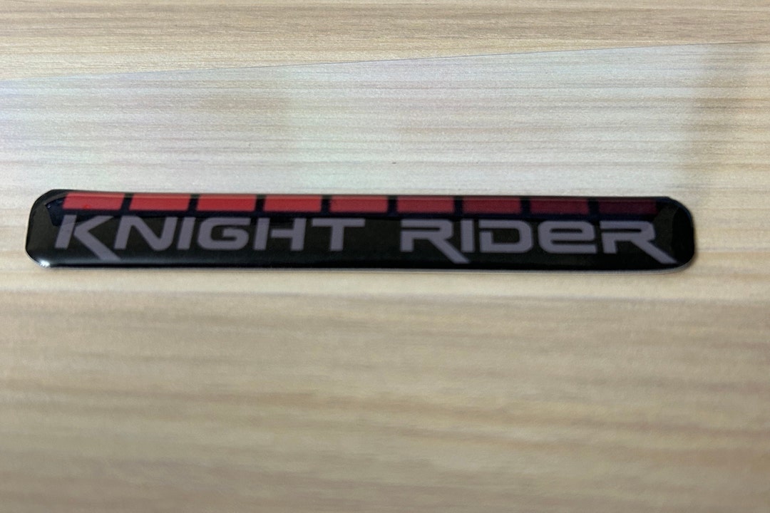 Steering Wheel Badge Knight Rider PURSUIT Edition Compatible - Etsy