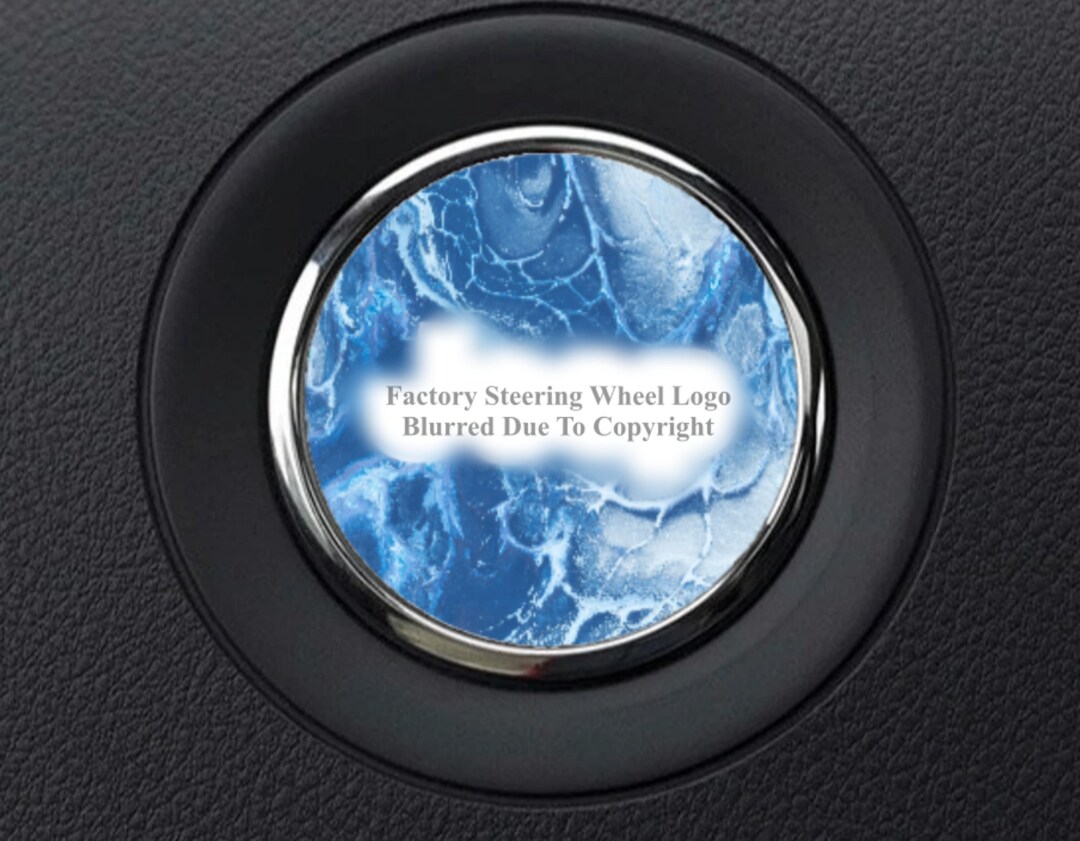 Water Splash Steering Wheel Overlay Decal Compatible With Jeep Models ...