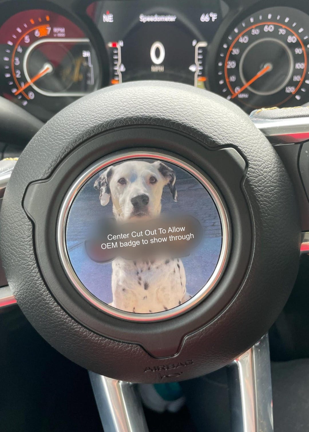 YOUR IMAGE • Personalized Custom Steering Wheel Overlay Decal ...
