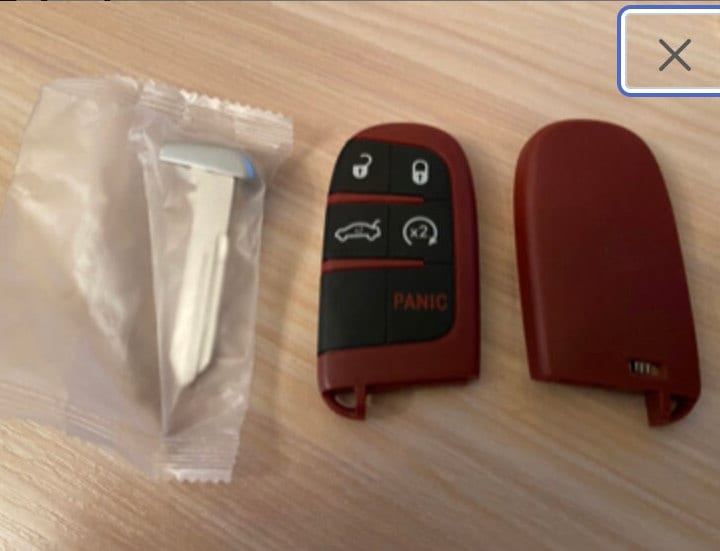 Dodge Challenger Hellcat Keys
