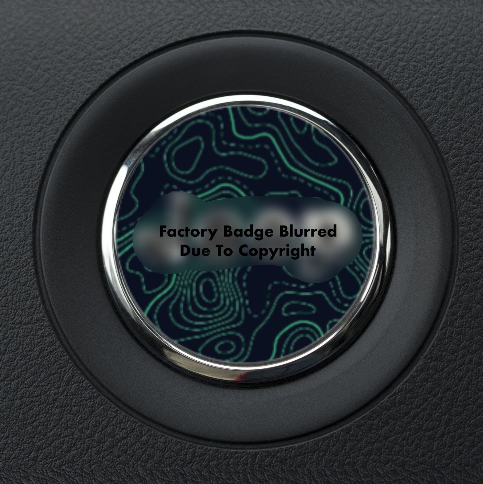 Topography Map Steering Wheel Overlay Decal Compatible With - Etsy