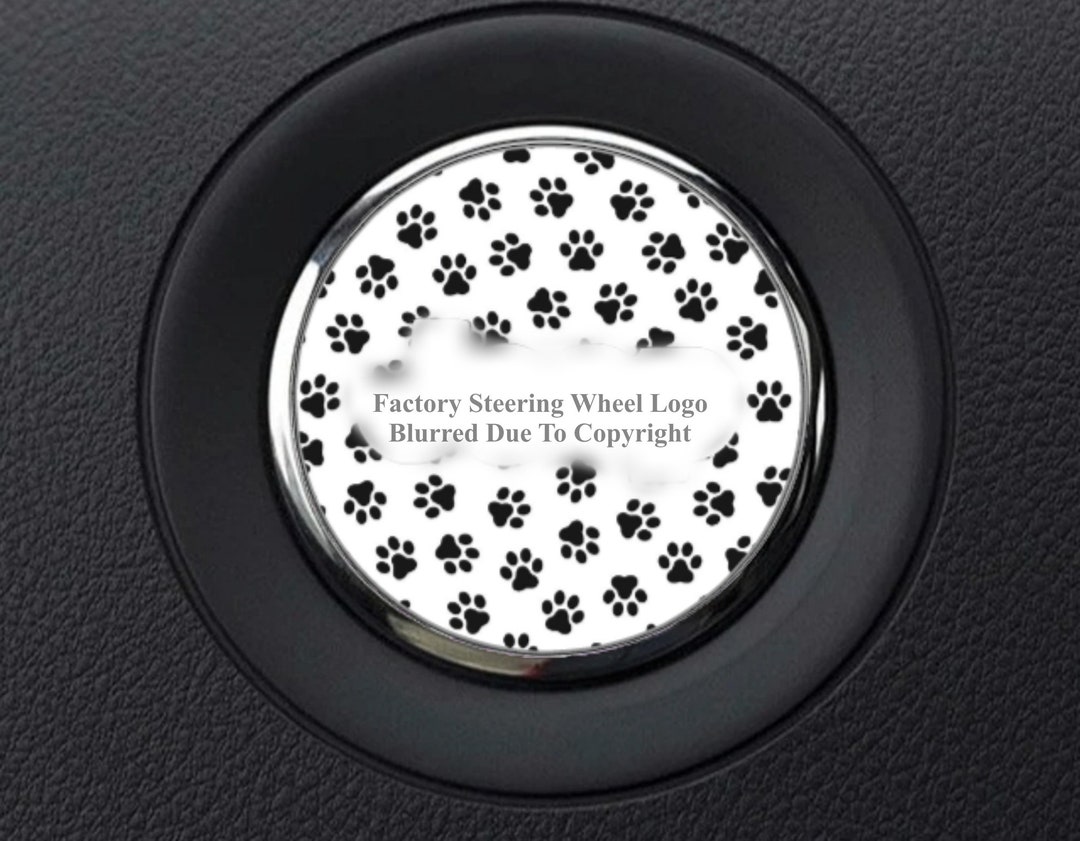 Paw Prints Steering Wheel Overlay Decal • Compatible With Jeep Models ...