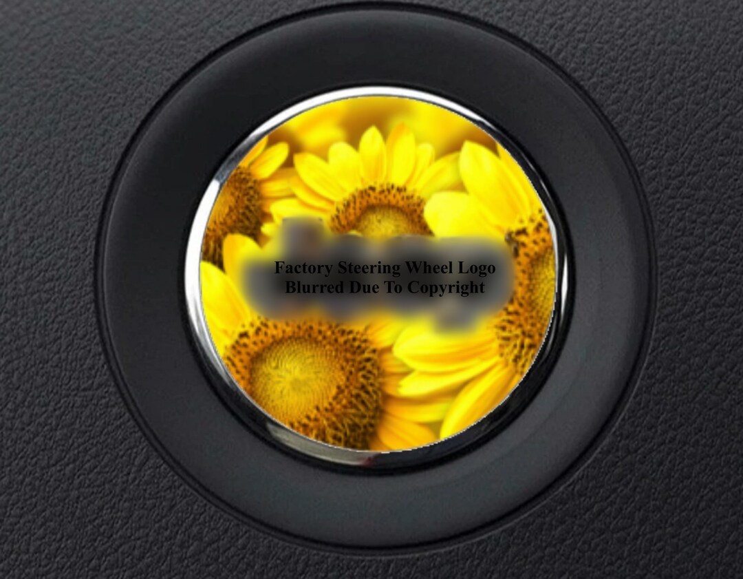 Steering Wheel Overlay Decal Sunflowers Compatible With Jeep Models - Etsy