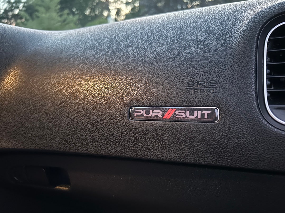 Dash Badge Overlay PURSUIT Edition Custom Domed 3D Resin Epoxy ...