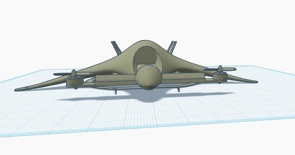 Build Your Own EVTOL STL File for DIY Hobbyists - Etsy
