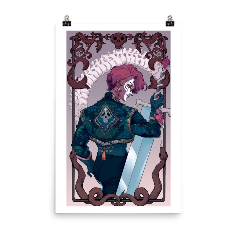 Gideon the Ninth Poster | the Locked Tomb Print | Book Lovers Gift ...