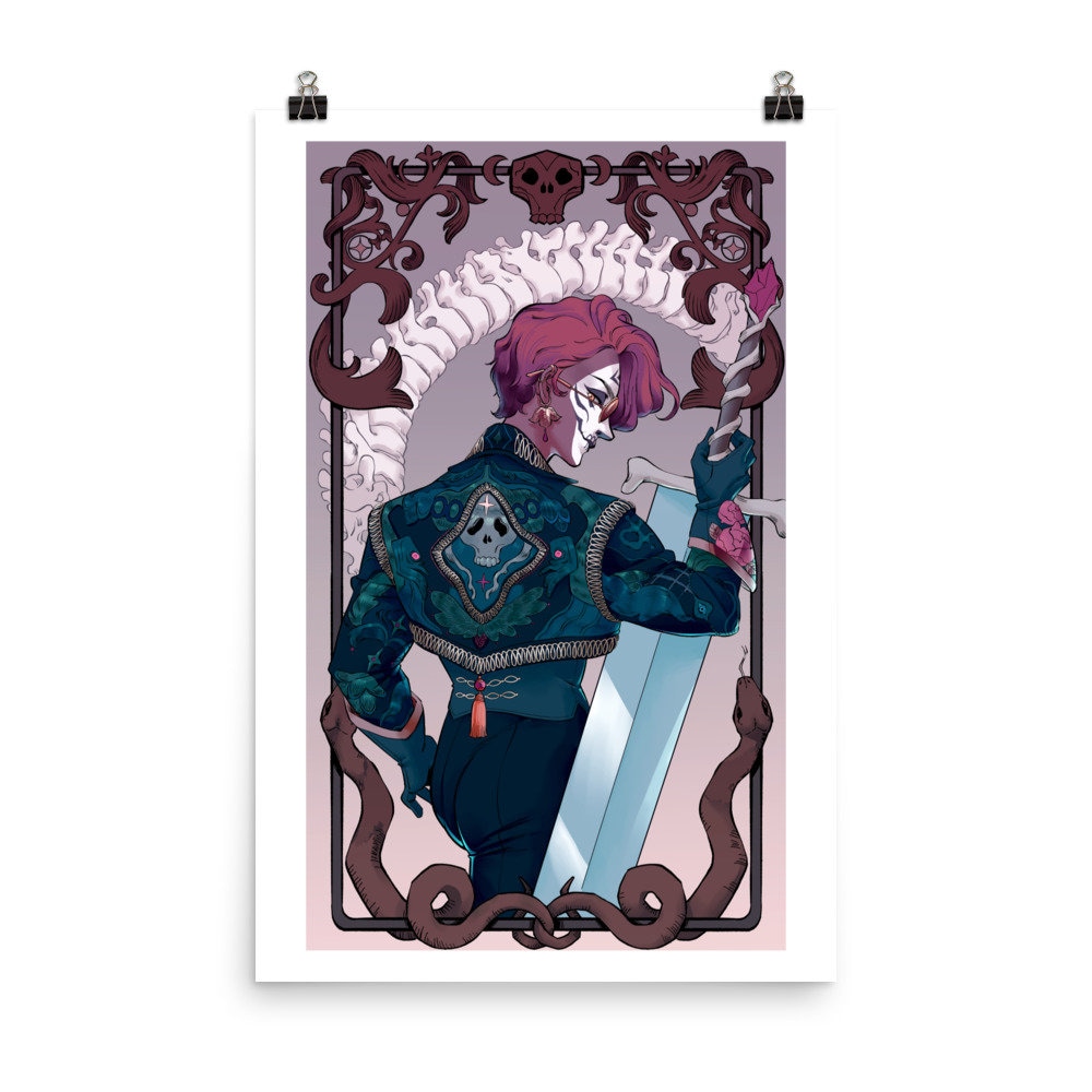 Gideon the Ninth Poster the Locked Tomb Print Book Lovers - Etsy