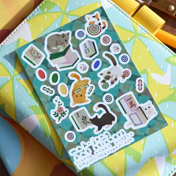Mahjong Sticker Tiles - Etsy