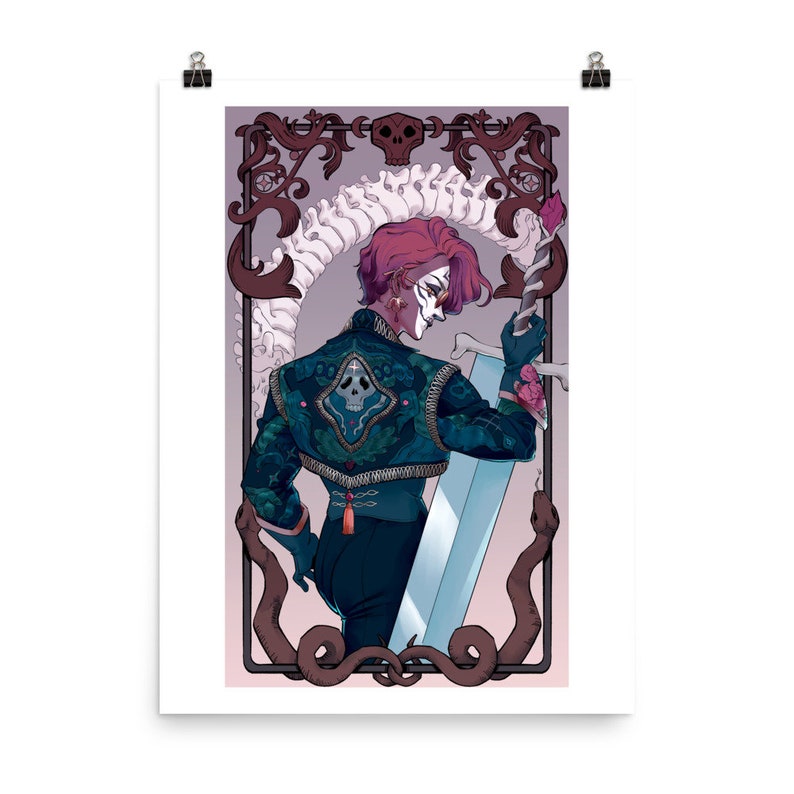 Gideon the Ninth Poster the Locked Tomb Print Book Lovers - Etsy