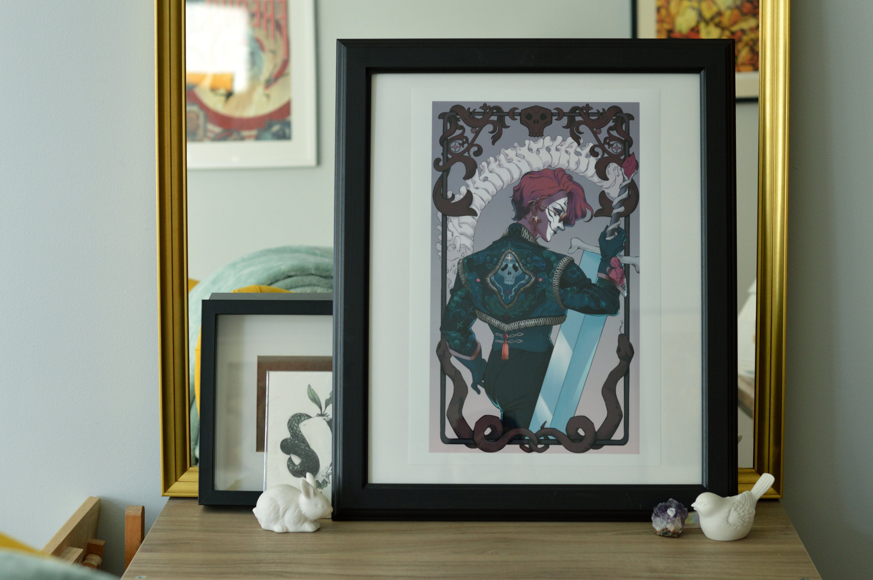 Gideon the Ninth Poster the Locked Tomb Print Book Lovers - Etsy