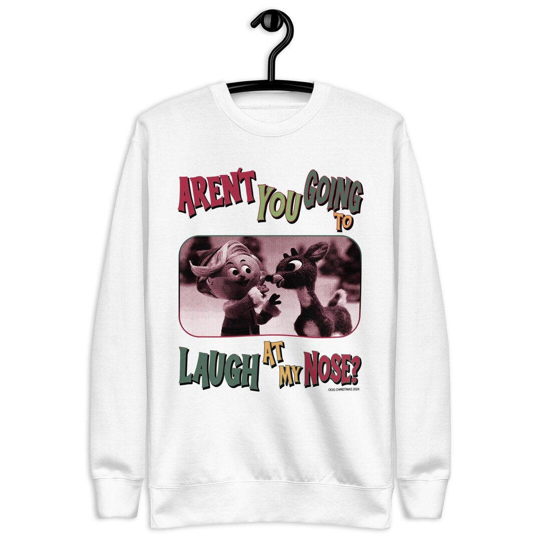 COLLECTIBLE Retro rudolph Christmas Sweater - Etsy