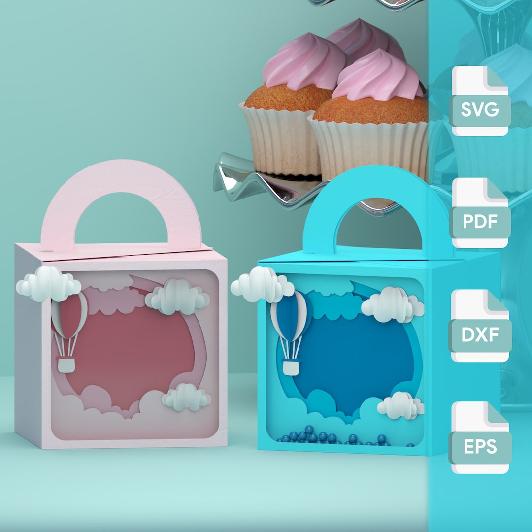 Milk Box Shaker Template With Auto Close - SVG/ Studio, Cricut, Baby ...