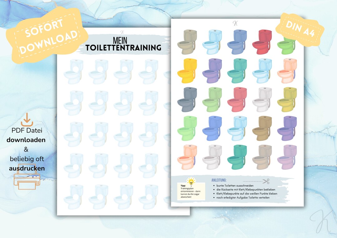 TOILET TRAINING Motivation Plan / Routine Plan - Etsy