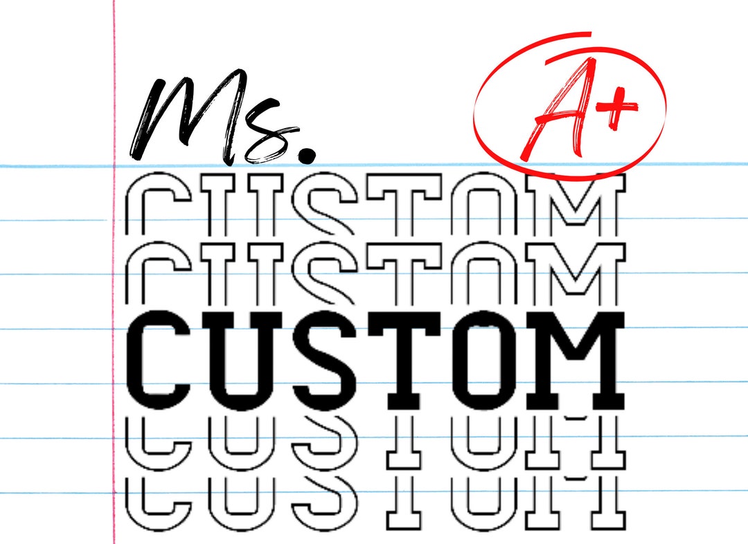 PNG Teacher Loose Leaf Design - Etsy