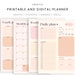 Printable-digital Boho Planner daily, Weekly, Monthly, Yearly - Etsy