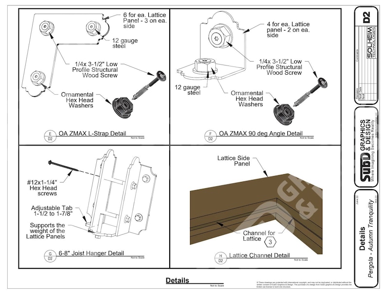 DIY Pergola Design - Digital Plan PDF Download - Autumn Tranquility ...