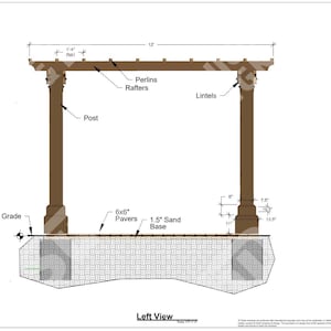 DIY Pergola Design - Digital Plan PDF Download - Autumn Tranquility ...