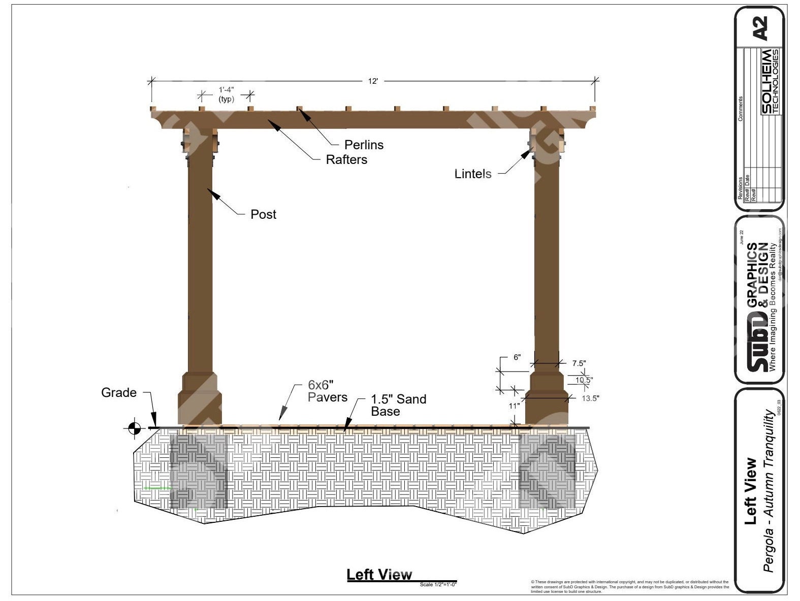 DIY Pergola Design - Digital Plan PDF Download - Autumn Tranquility ...