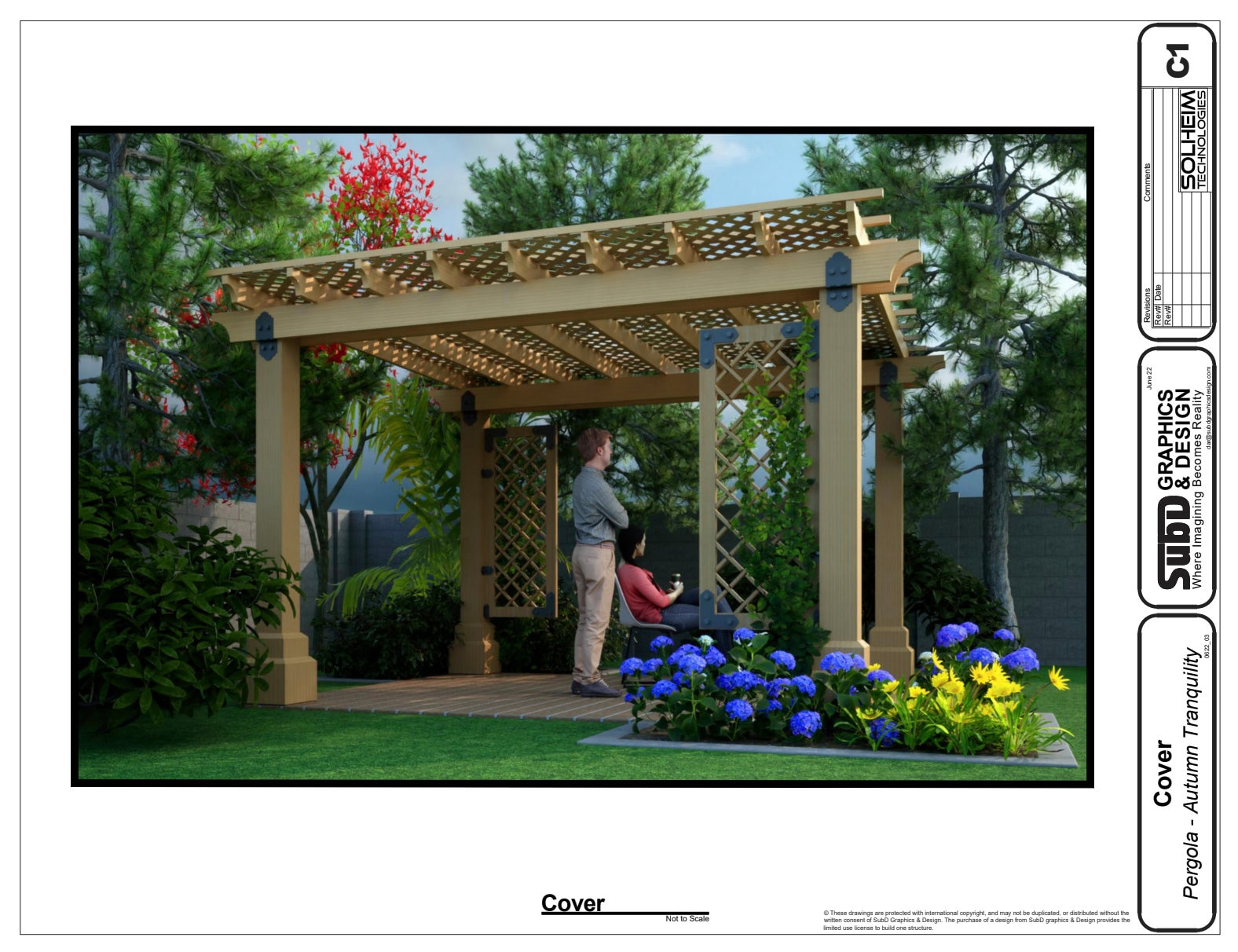 DIY Pergola Design - Digital Plan PDF Download - Autumn Tranquility ...