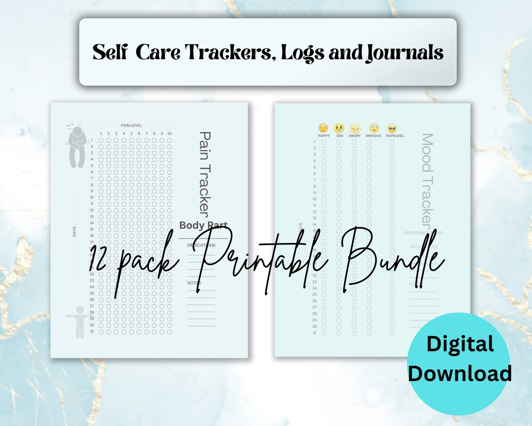 Pain Sleep Mood and Trigger Tracker, Mental Health, Well Being and Self ...