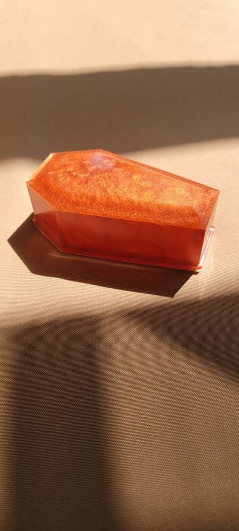 Resin Copper Coffin Box - Etsy