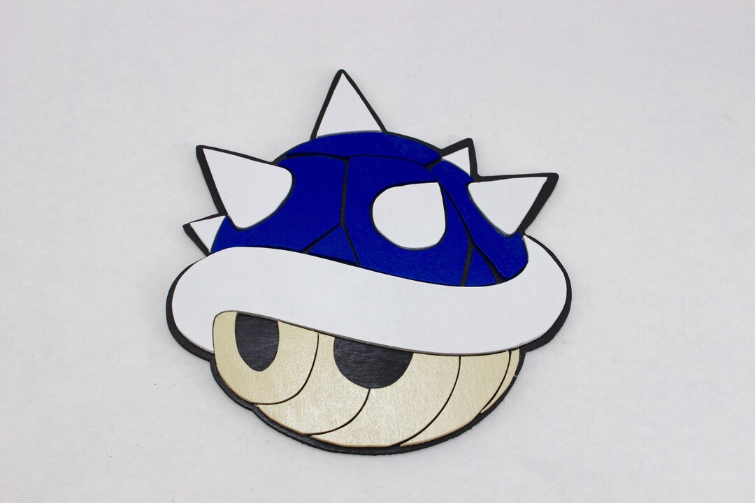 Super Mario Bros Blue Spike Koopa Shell Wall Decor - Etsy