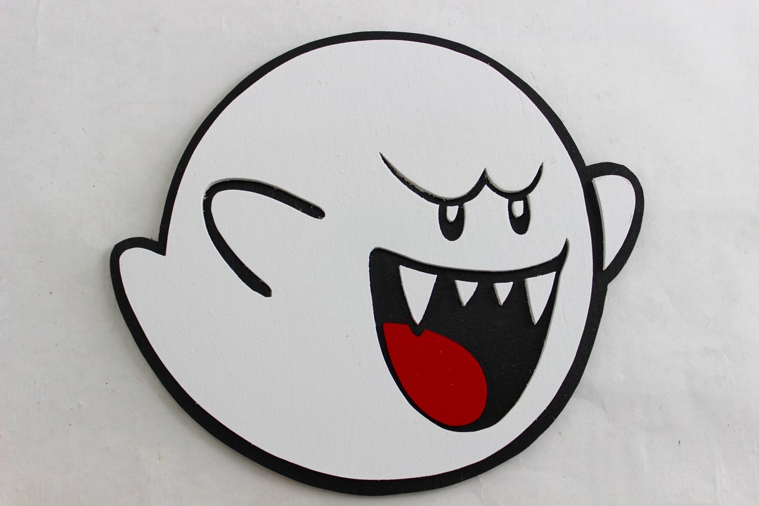 Super Mario Bros Boo Wall Decor - Etsy