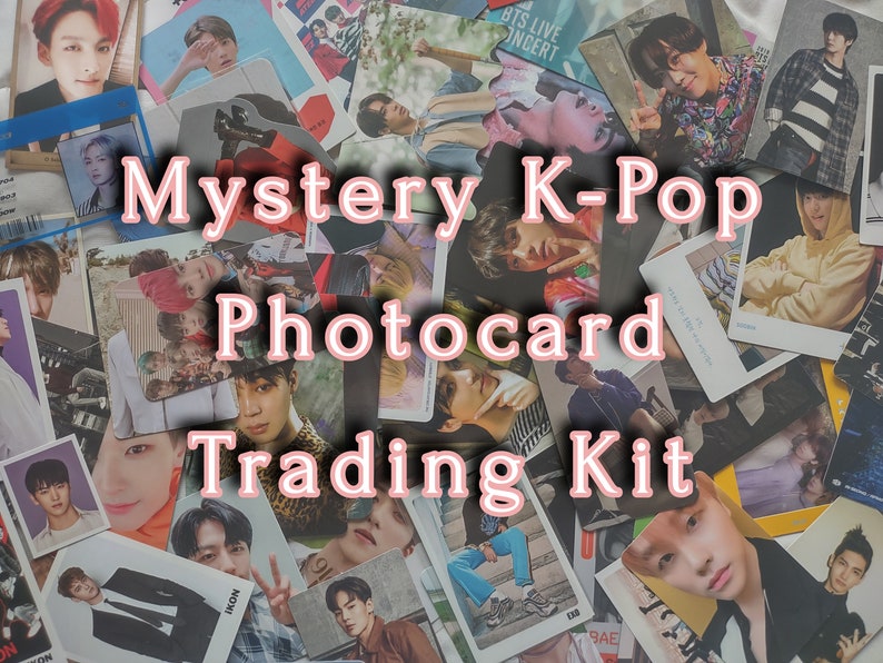 K-pop Photocard Trading Kit / PC Decorating Pack / Poca Photo Card ...