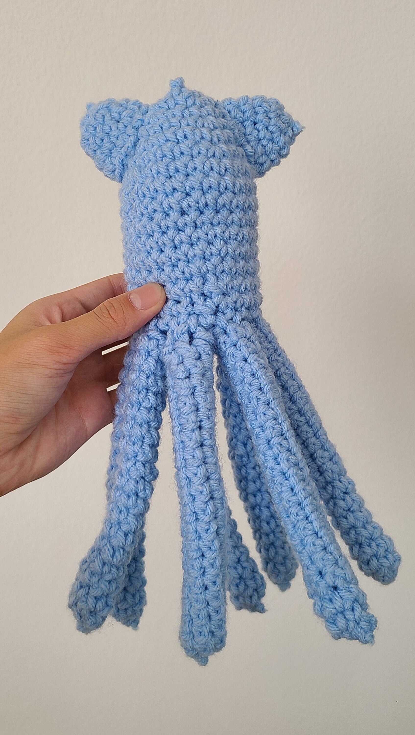 One-eyed Squid Crochet Plushie - Etsy