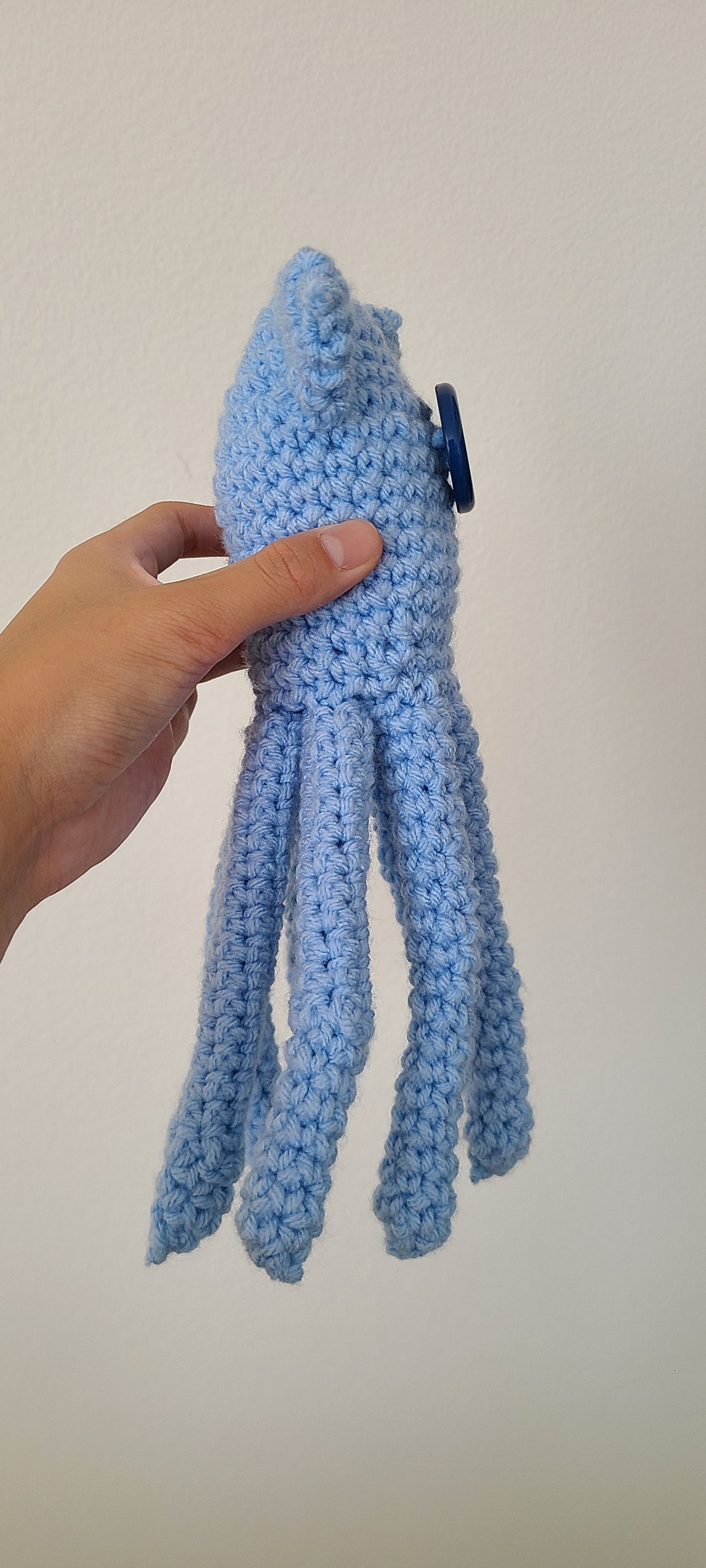 One-eyed Squid Crochet Plushie - Etsy