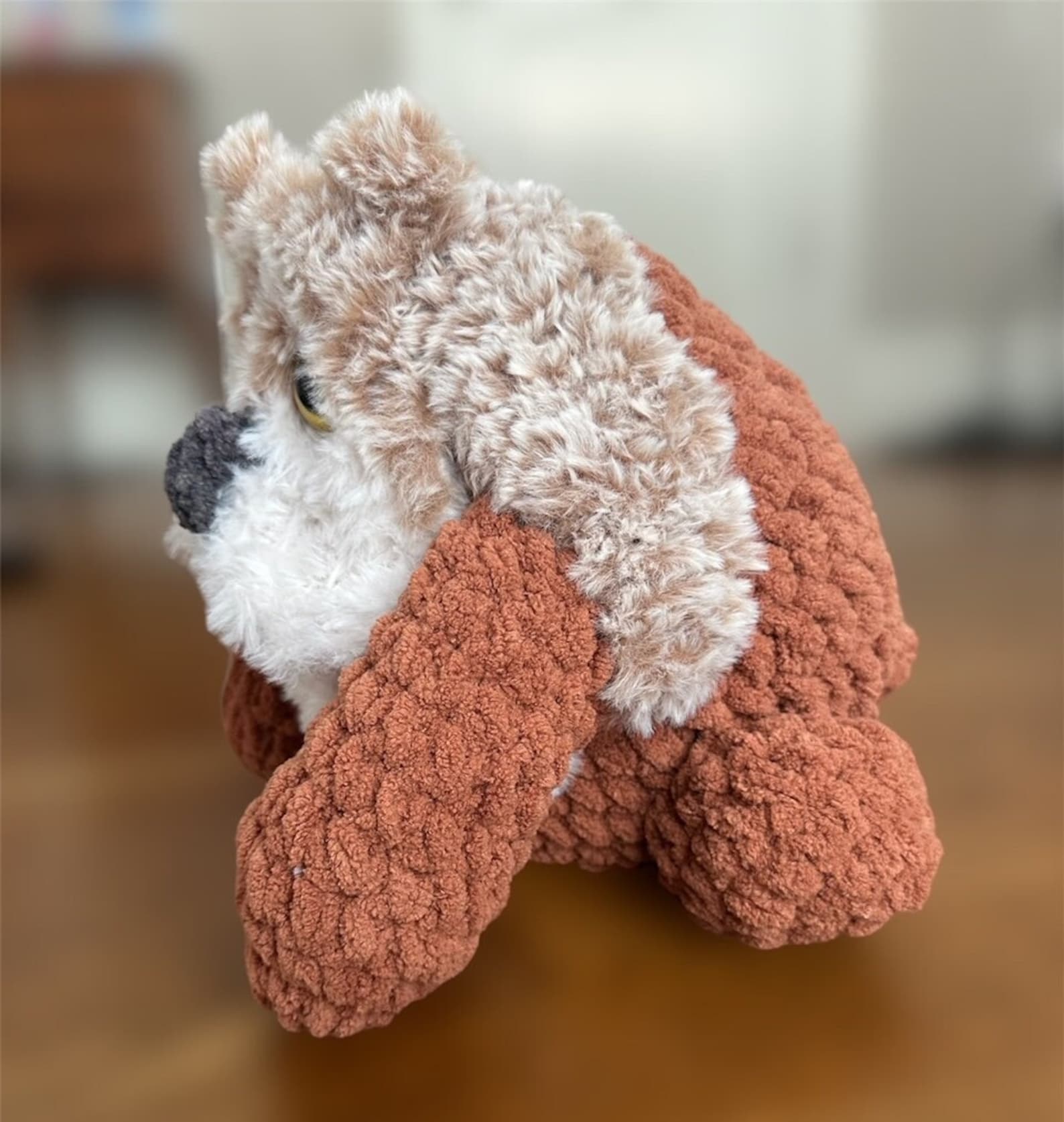 Owlbear Cub Crochet Chonky Plushie Pattern, Big Baby Owl Bear Amigurumi ...