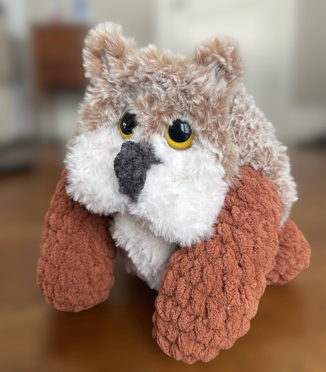 Owlbear Plushie Owl Bear Cub Baldur's Gate Stuffed - Etsy