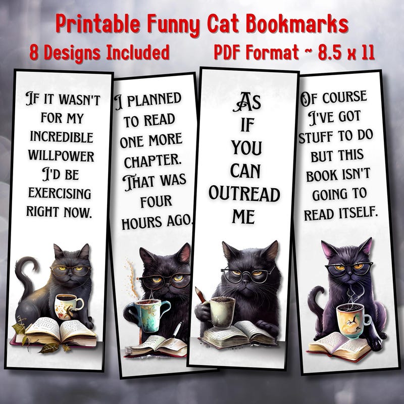 Cat Bookmark - Etsy