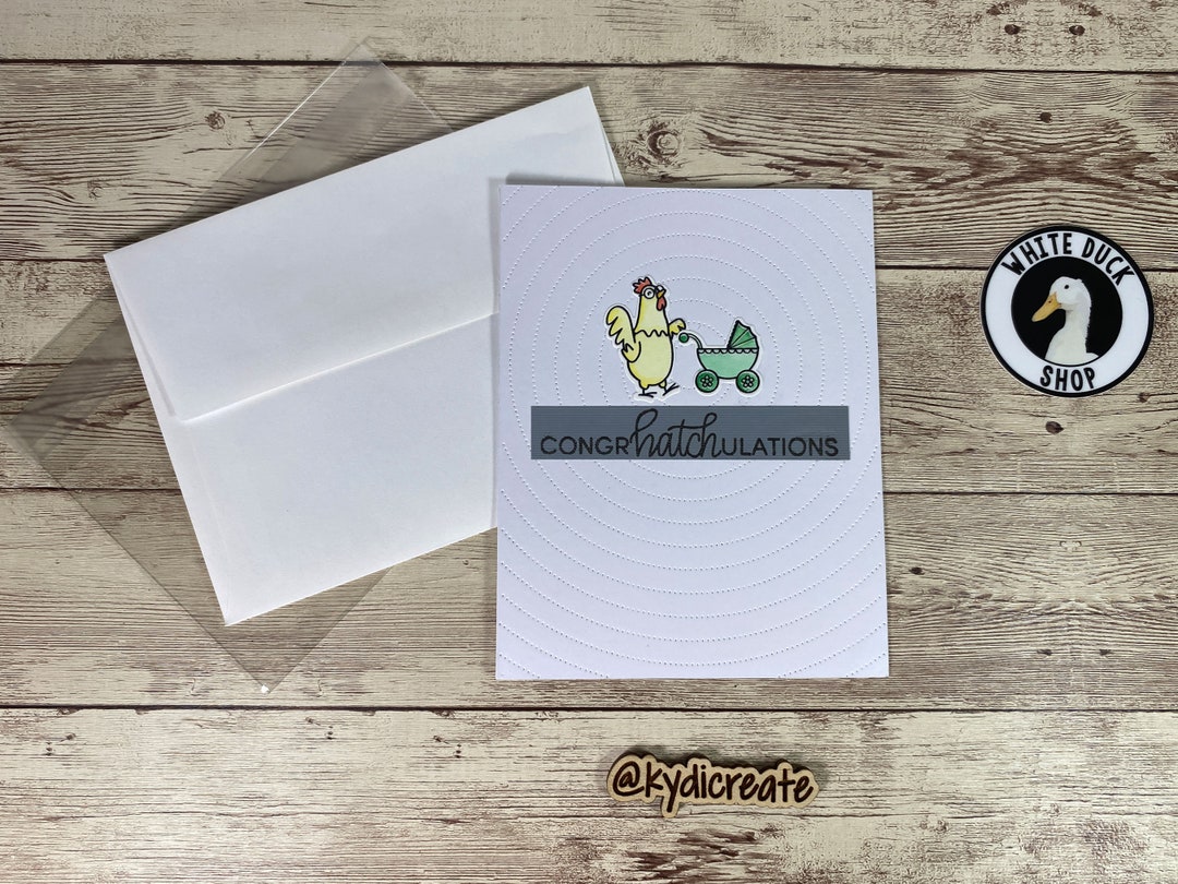 Handmade Greeting Cards - Congratulations - Chicks/chicken - Pun Card ...