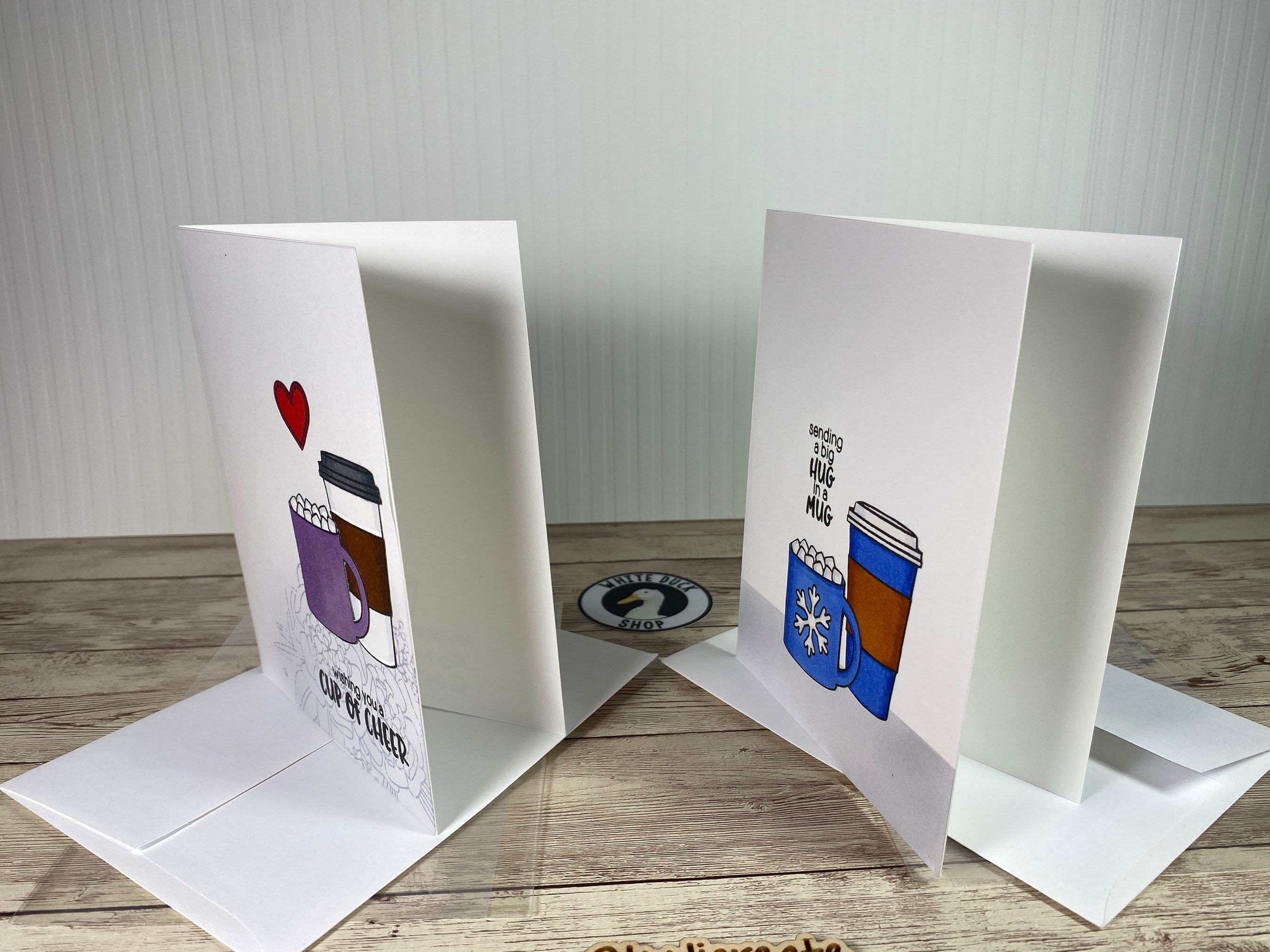 Handmade Greeting Cards Mug Cards Winter Cards Coffee Cards Love Cards ...