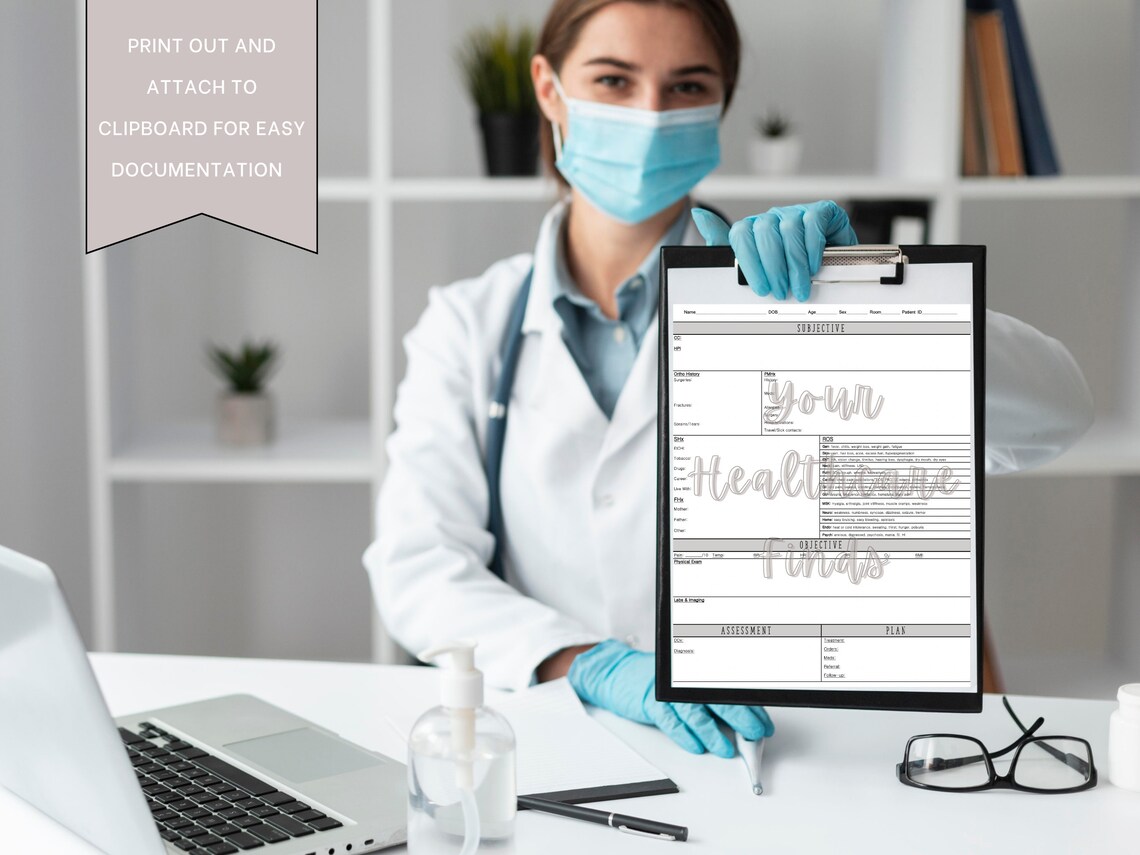 Orthopedic SOAP Note Template Clinical Rotations Physician - Etsy