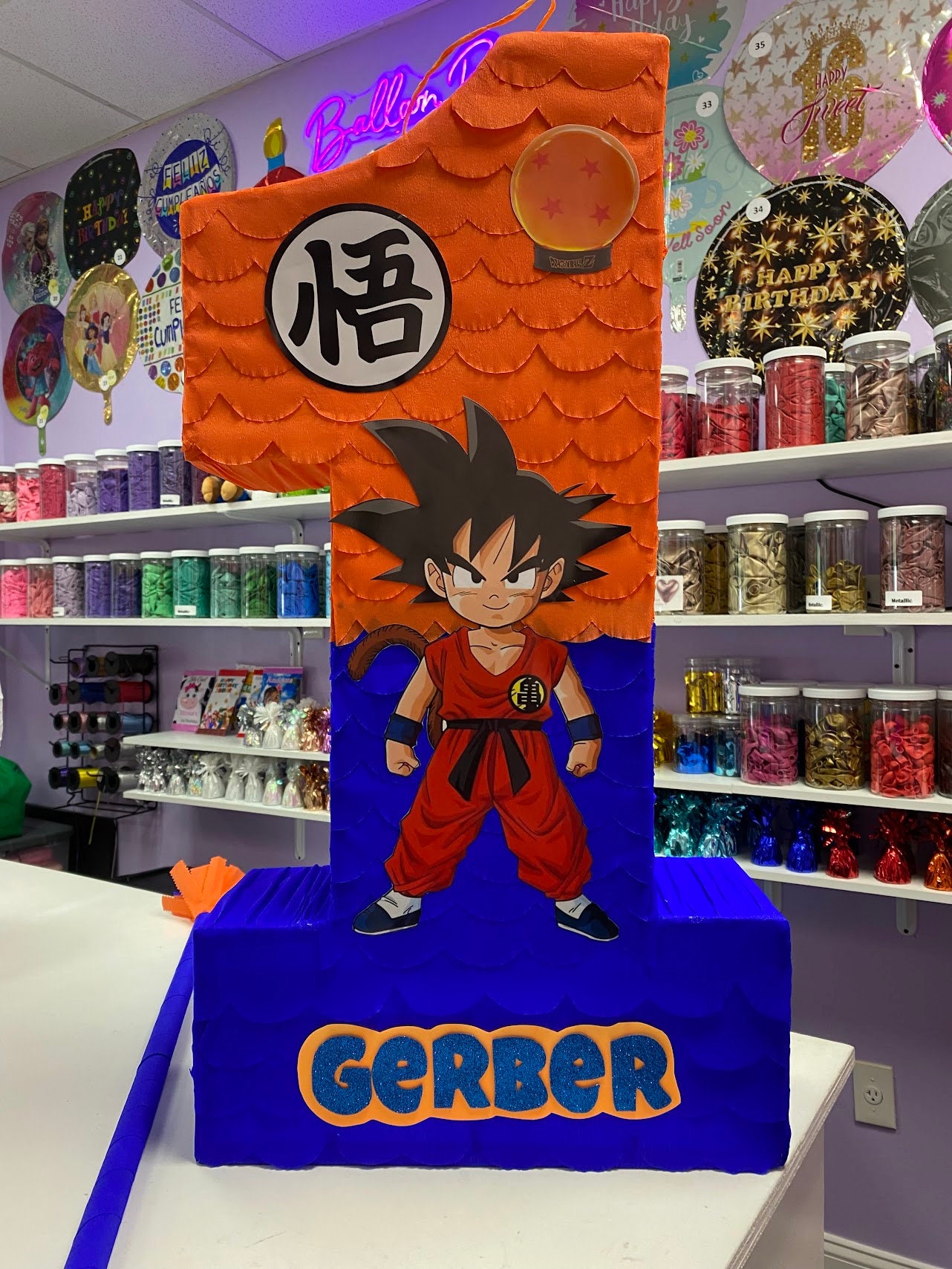 Goku Number Piñata - Etsy