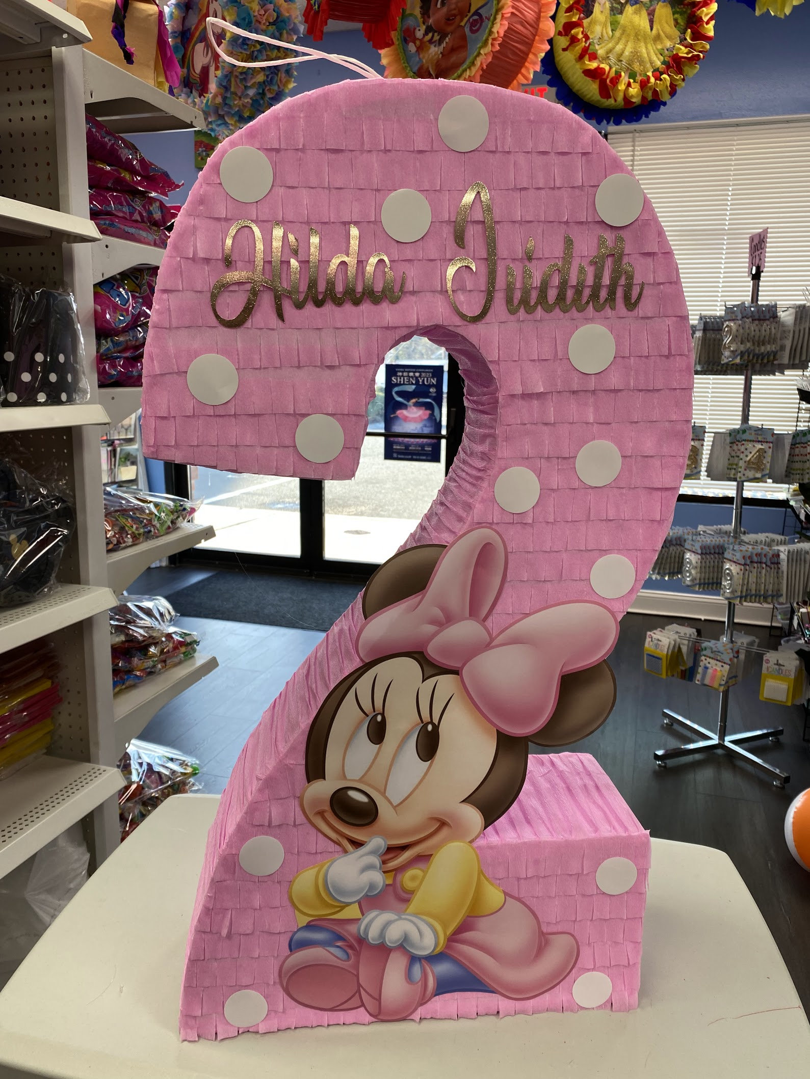 Baby Minnie Mouse 1st Birthday Pinata