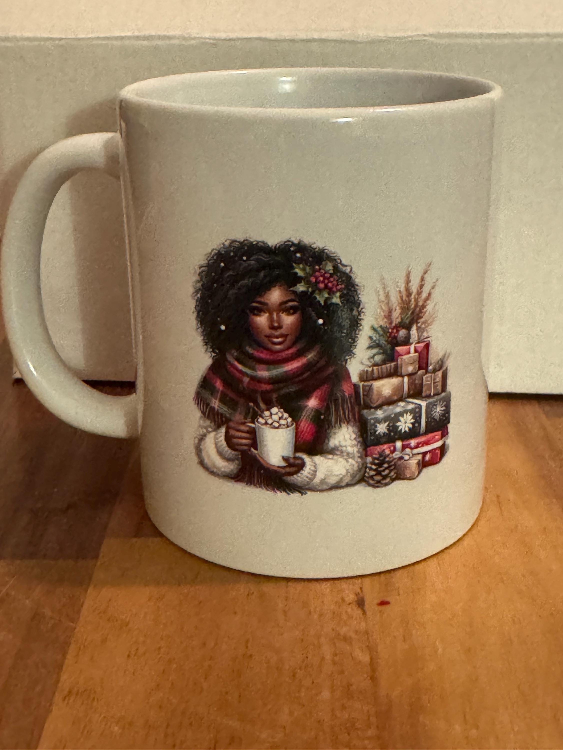 Black Girl Magic Christmas Coffee Mugs(small) - Etsy