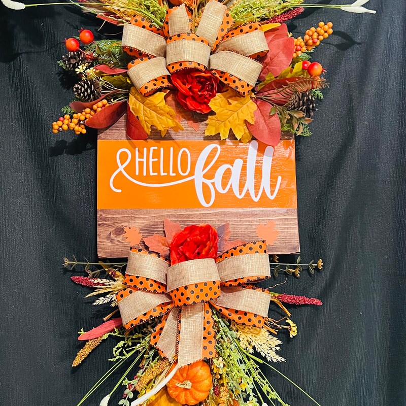 Square Burlap Wreath - Etsy