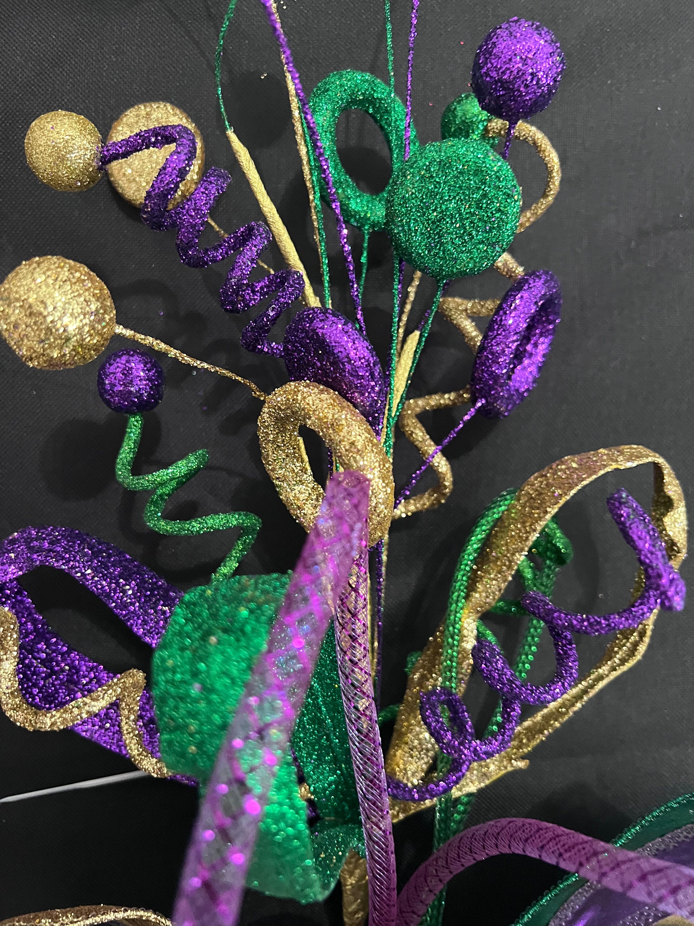 Mardi Gras Tree Topper Topper for Tree Mardi Gras Topper for Tree or ...