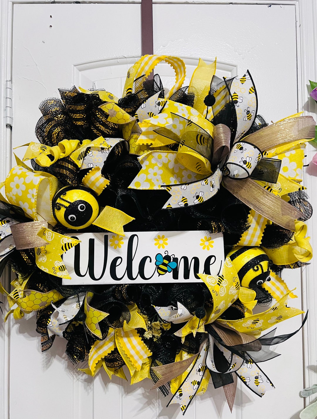 Bee Lovers Wreaths, Bee Wreaths, Welcome Wreaths, Front Door Wreaths ...