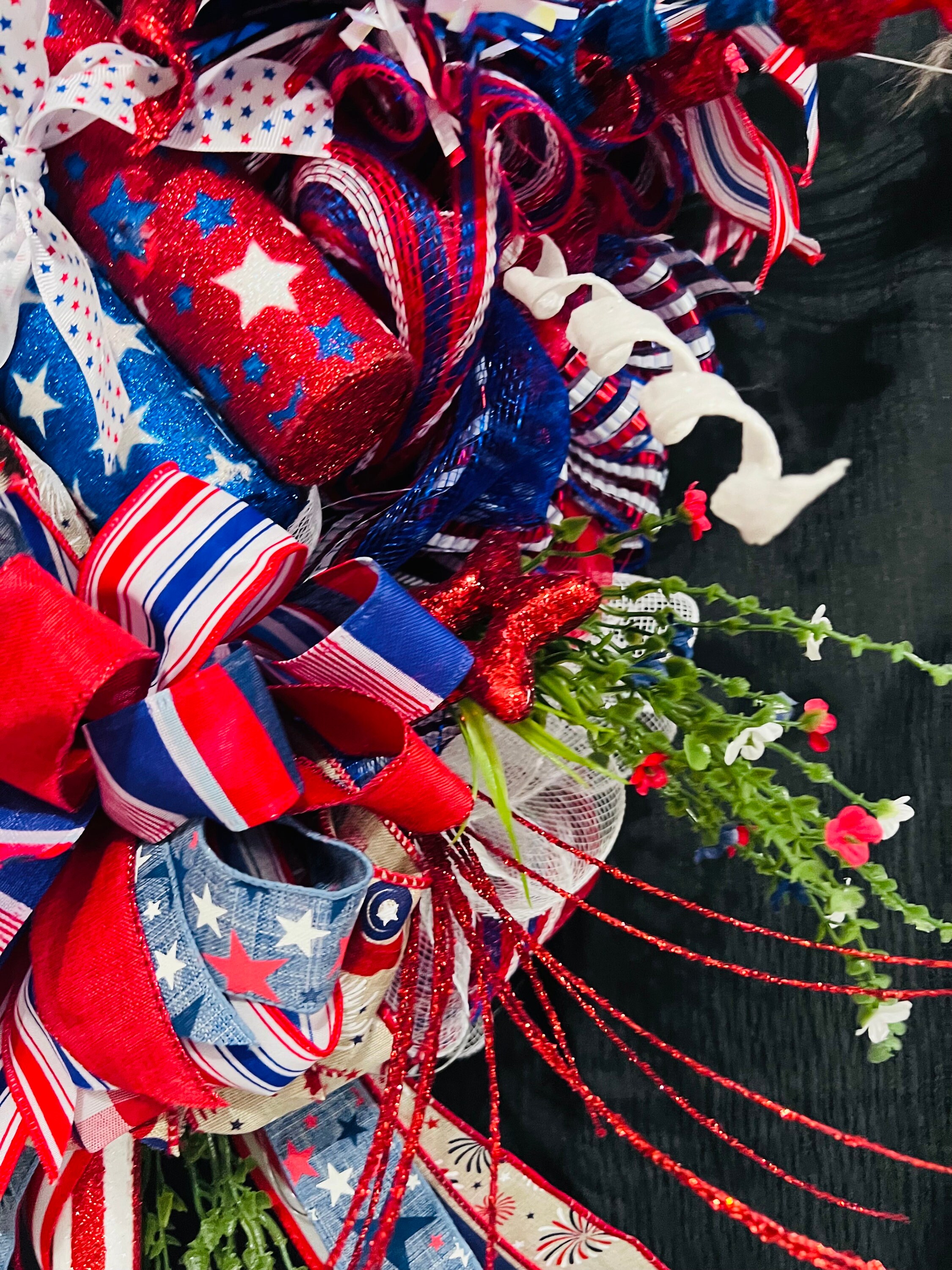 Extra Large Patriotic Swag for Front Door Americana Decor Door 37 Inch ...