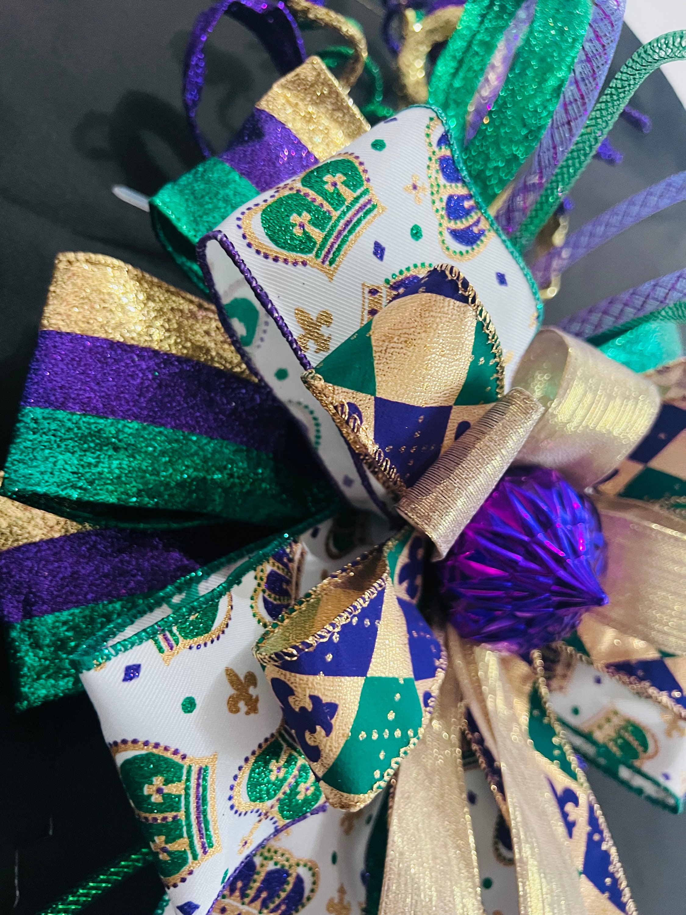 Mardi Gras Tree Topper Topper for Tree Mardi Gras Topper for Tree or ...